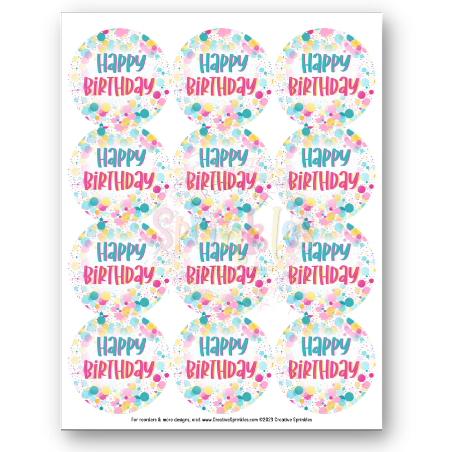 Happy Birthday Confetti – Creative Sprinkles