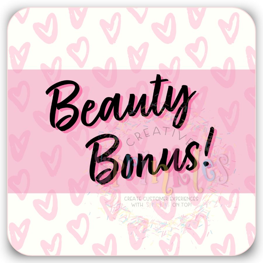 Sample Reorder Card – Creative Sprinkles