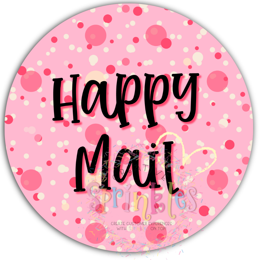 Pink Happy Mail – Creative Sprinkles