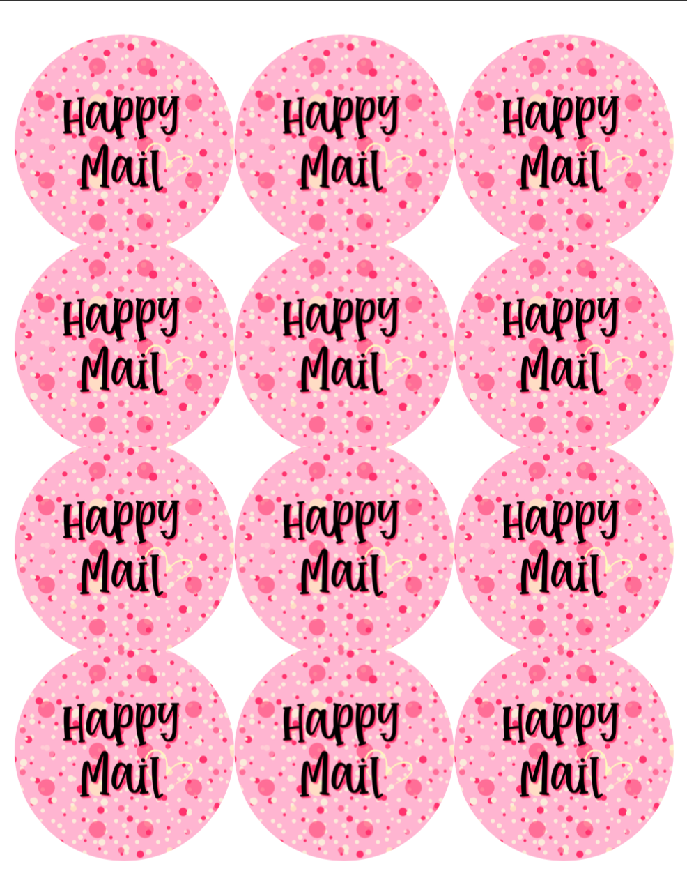 Pink Happy Mail – Creative Sprinkles