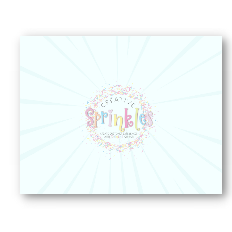 Happy to Brighten Your Day Postcard – Creative Sprinkles