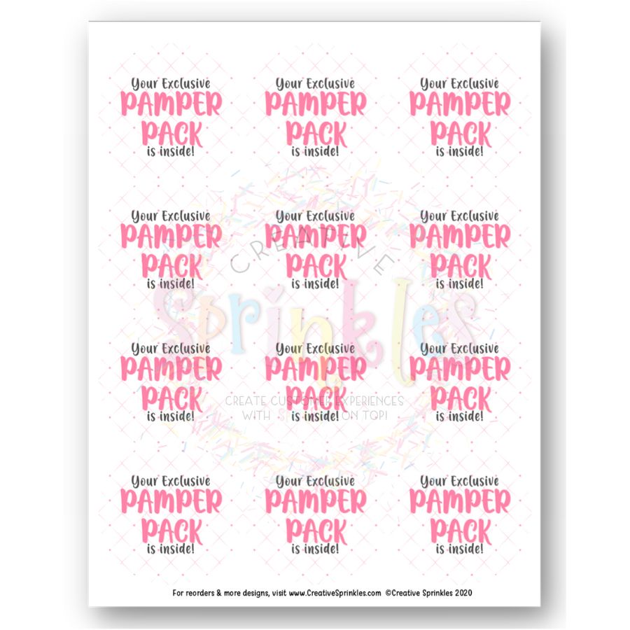 Pamper Pack Inside – Creative Sprinkles